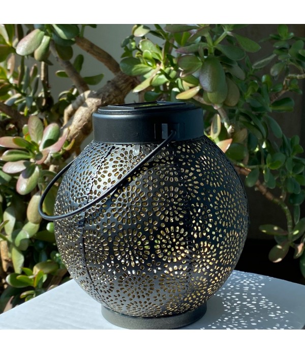 Solar Lantern Moroccan 16cm