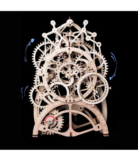 Pendulum Clock Mechanical Gears Model Kit